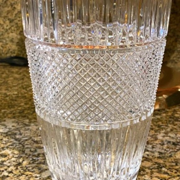 Accents | Vintage Czechoslovakia Crystal Bohemia Hand Cut Glass Bouquet ...